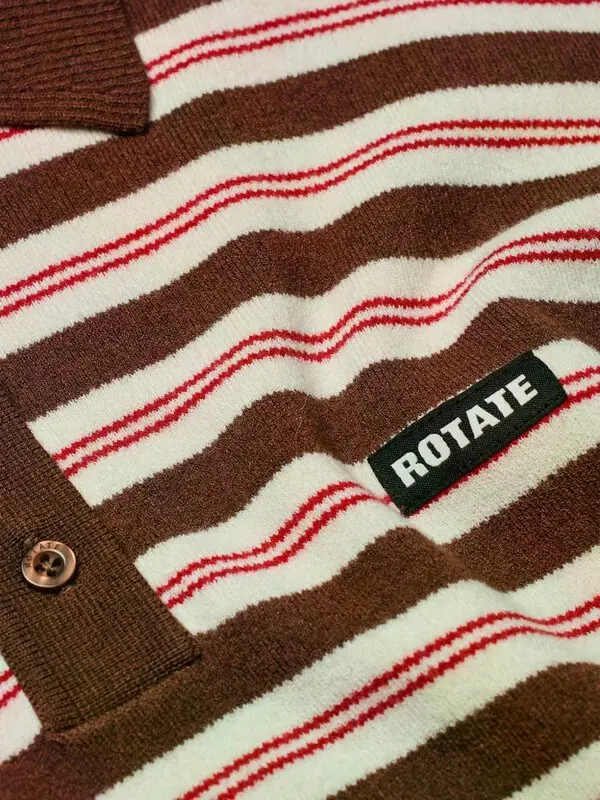 ROTATE BY BIRGER CHRISTENSEN Slinky Knit Polo