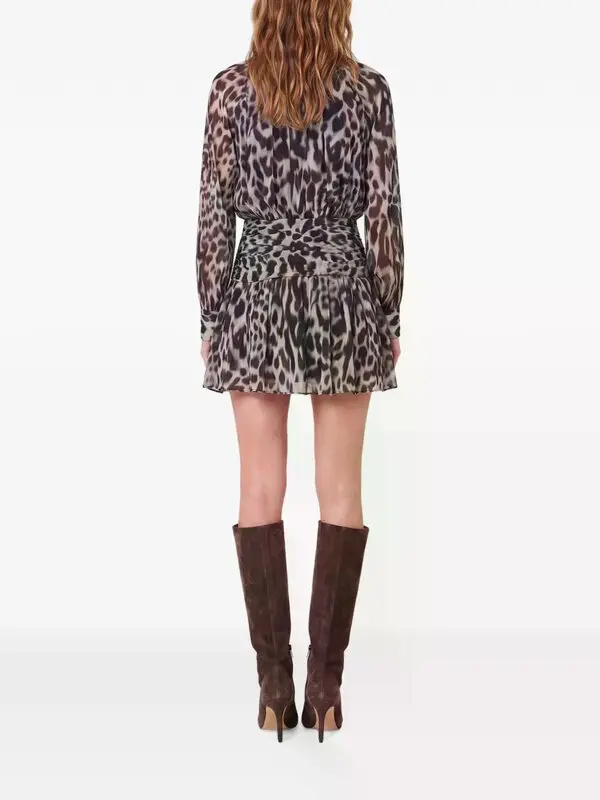 NICHOLAS Leopard-print Mini Dress