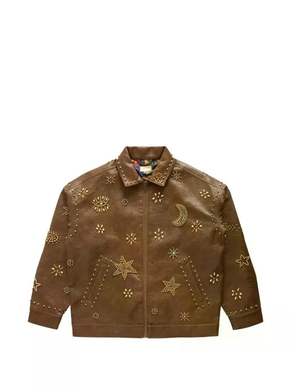 MOTHER The Zip-it Stud-embellished Jacket