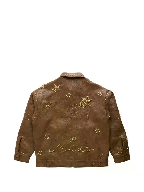 MOTHER The Zip-it Stud-embellished Jacket