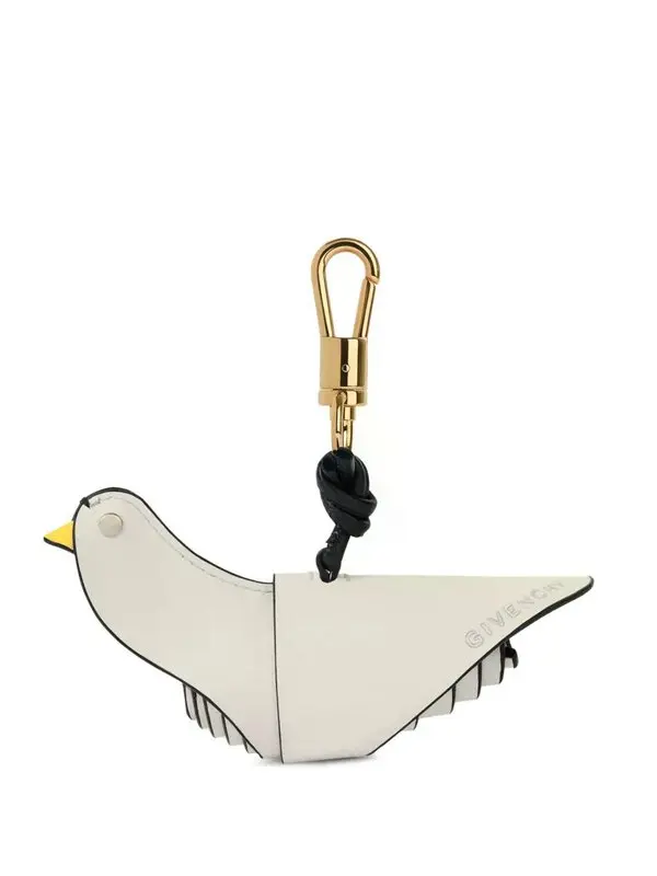 Givenchy Lucky Charms Bird Charm Bag In Leather - Black