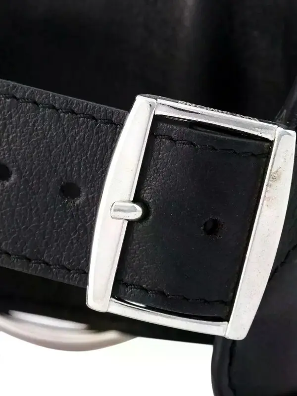 Raf Simons Leather-cuff Zip-detail Bracelet
