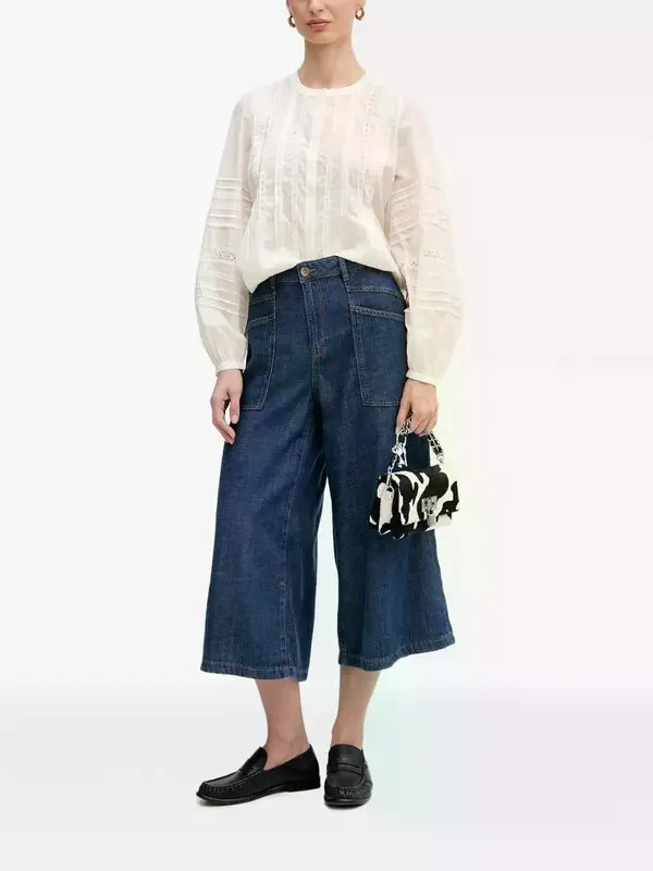 MOS MOSH Adila Lace Panelled Shirt