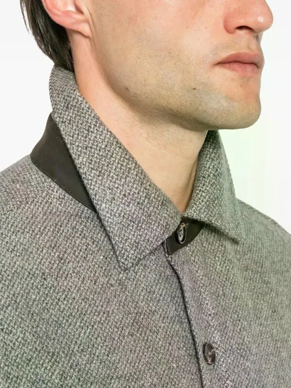 Zegna Herringbone-pattern Shirt Jacket