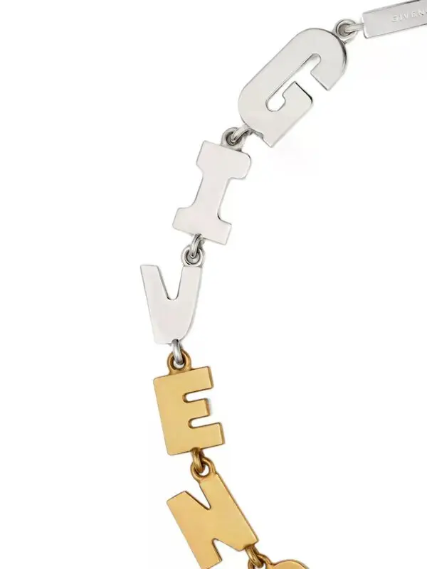 Givenchy Letters Necklace In Metal