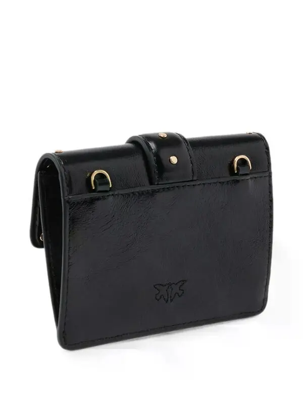 Pinko Love Birds Studded Leather Mini Bag