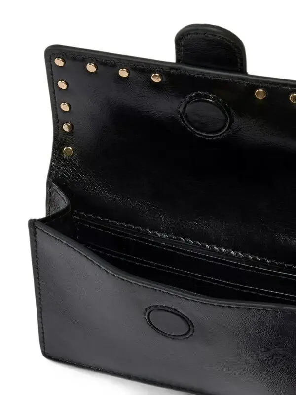 Pinko Love Birds Studded Leather Mini Bag