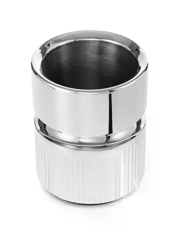 Christofle Club Ribbed Insulated Ice Bucket