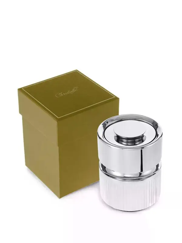 Christofle Club Ribbed Insulated Ice Bucket