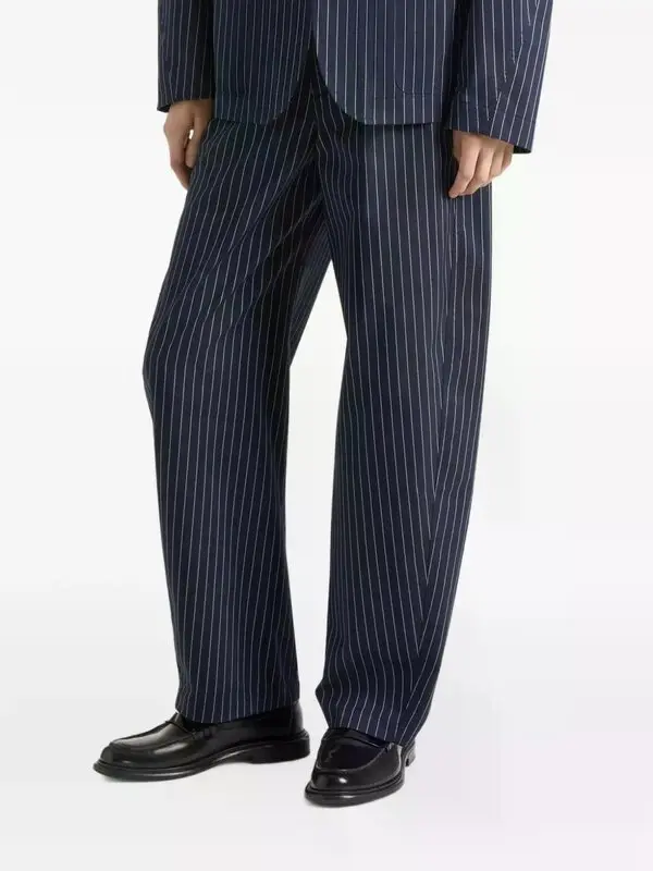 Givenchy Couture Seam Striped Pants In Cotton