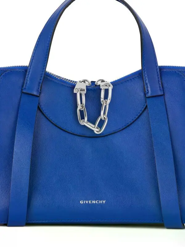 Givenchy Small The Snatch Bag In Grained Leather - Blue