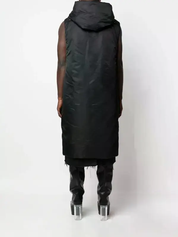 Rick Owens Hooded Gilet Coat