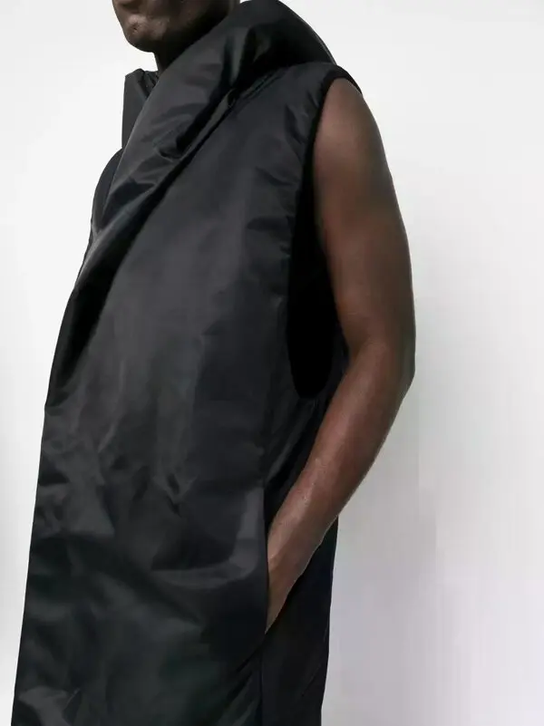 Rick Owens Hooded Gilet Coat