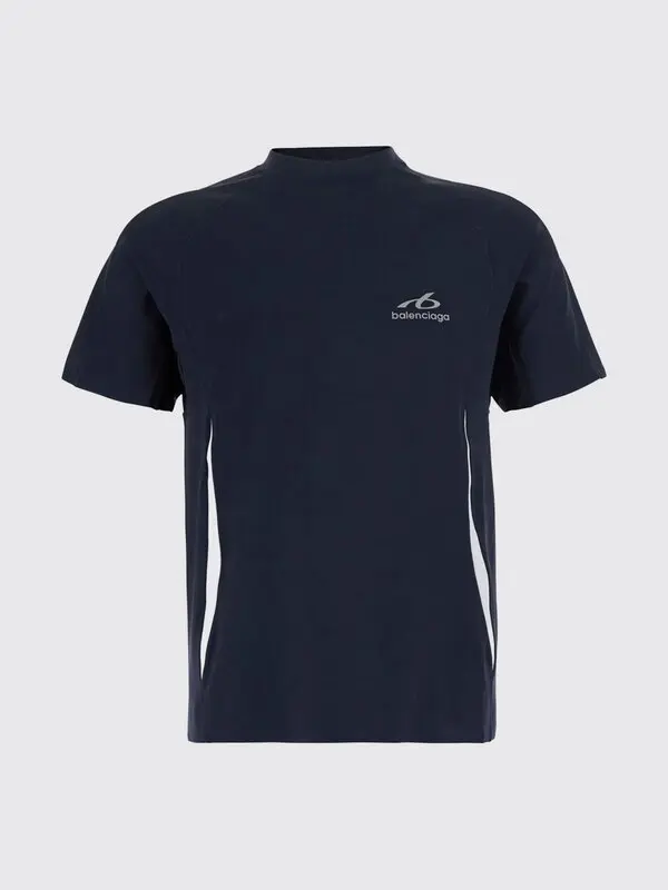 Balenciaga Slim Fit Polyamide T-shirt With Contrast Logo