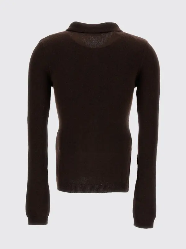 ROTATE BY BIRGER CHRISTENSEN Slim Fit Wool And Cashmere Blend Cardigan With Classic Collar