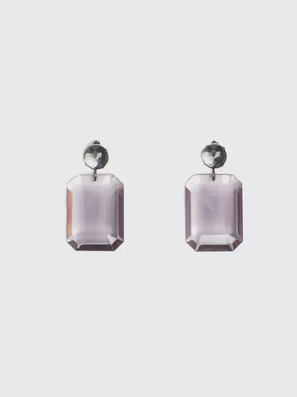 Fabiana Filippi Resin Earrings With Rhinestones