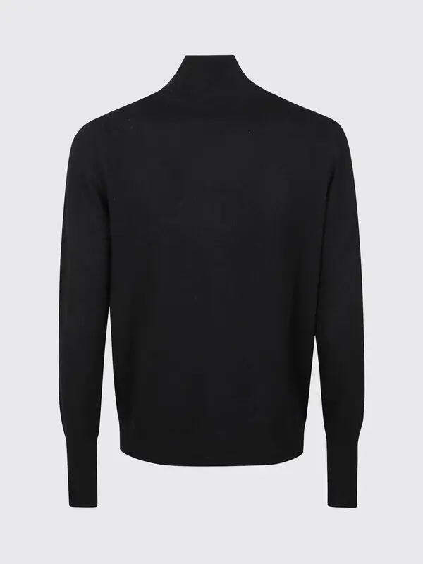 BALLANTYNE Argyle Pattern 100% Cashmere Zip Cardigan - Fa01