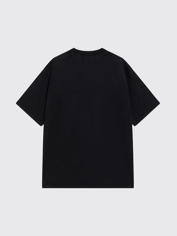 Balenciaga Relaxed Fit Cotton T-shirt With Graphic Print And Logo