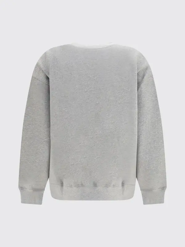 GANNI Crewneck Sweatshirt In Cotton With A Graffiti-style Teddy Bear Print