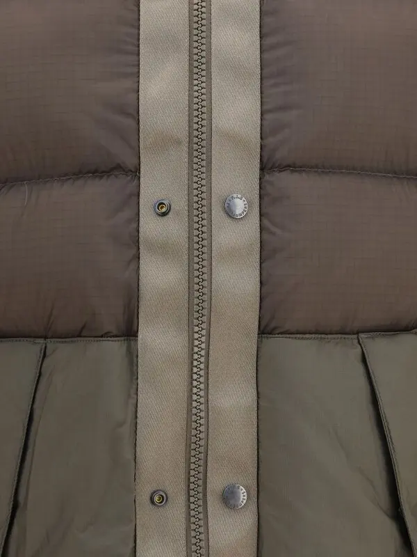 PARAJUMPERS Golburn Water-repellent Quilted Nylon Down Jacket - Mud