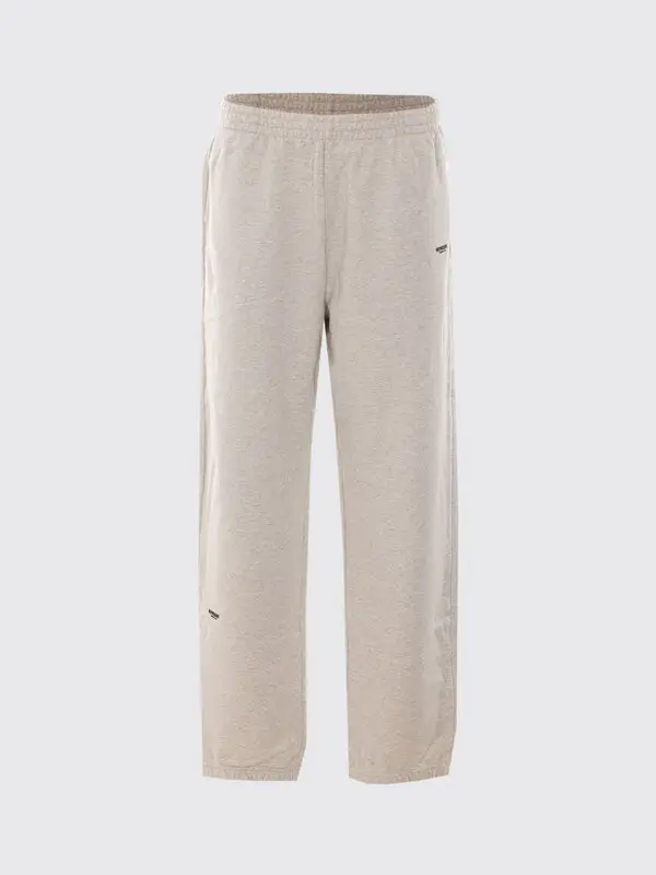 REPRESENT Contrast Embroidered Logo Cotton Jogging Trousers - Beige