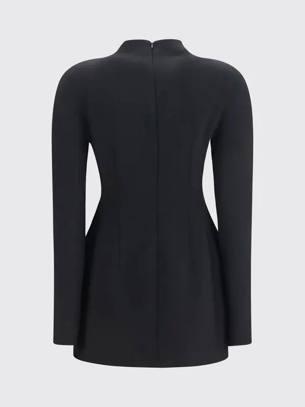 Sportmax High-neck Slim-fit Cotton-blend Mini Sheath Dress