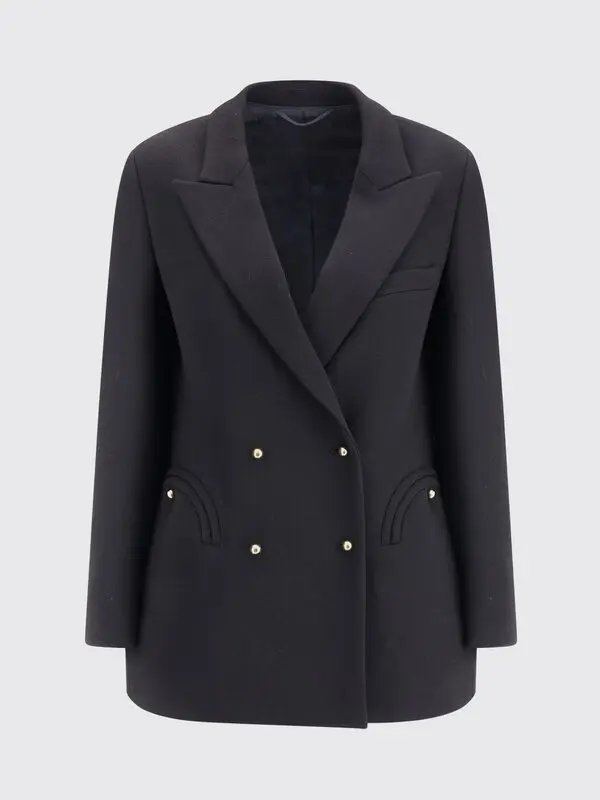 BLAZÉ MILANO Double-breasted Wool Blazer With Peak Lapels