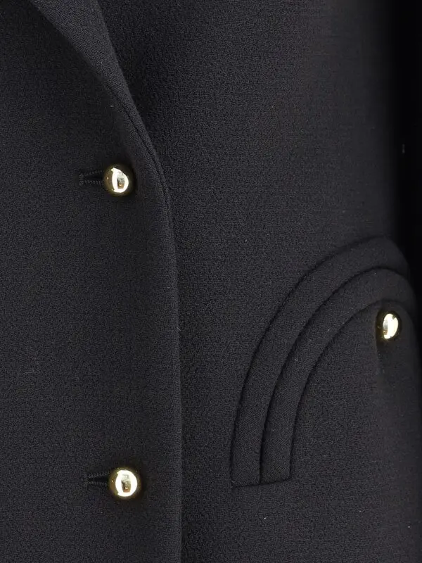 BLAZÉ MILANO Double-breasted Wool Blazer With Peak Lapels