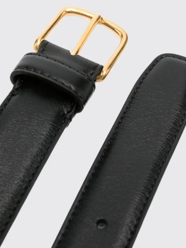 THE ROW Adjustable Smooth Bovine Leather Belt With Pin-buckle Fastening