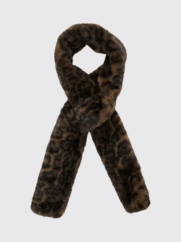 Apparis Animal Print Faux Fur Scarf - Multicolor