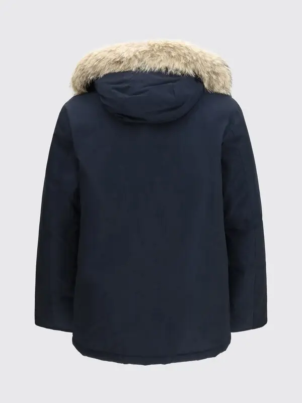 Woolrich Arctic Cotton And Nylon Parka With Shearling Hood