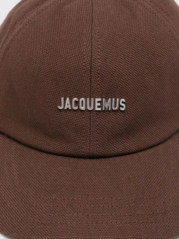 Jacquemus Cotton Baseball Cap With Metal Logo And Strap