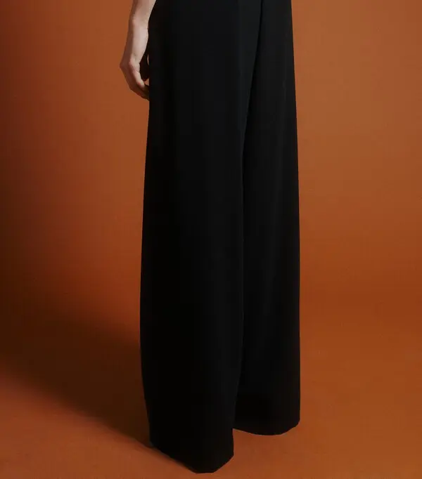 Marella Envers Satin Wide-leg Trousers