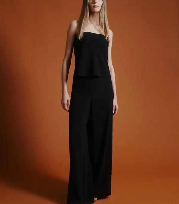 Marella Envers Satin Wide-leg Trousers