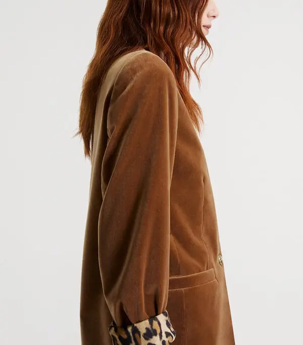 Marella Cotton Velvet Blazer