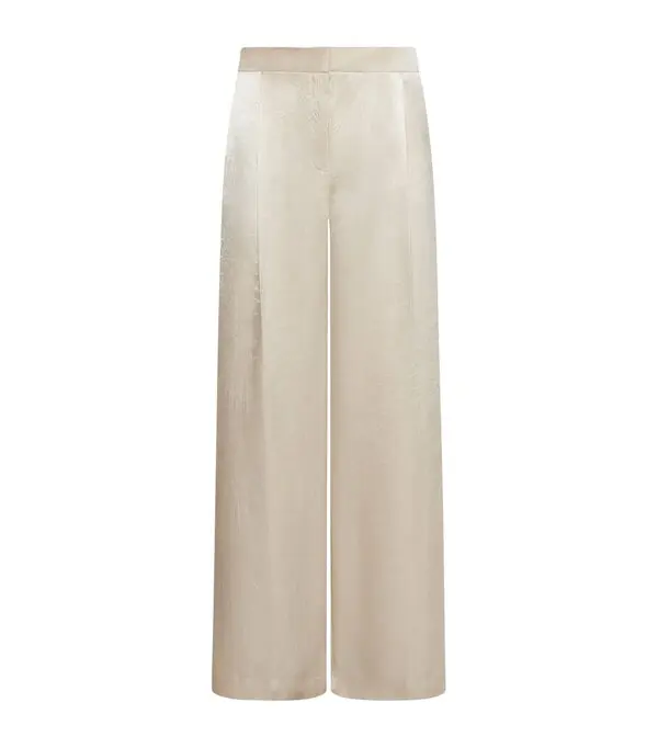 Marella Satin Wide-leg Trousers