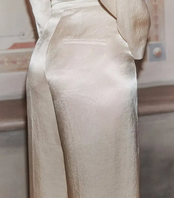 Marella Satin Wide-leg Trousers