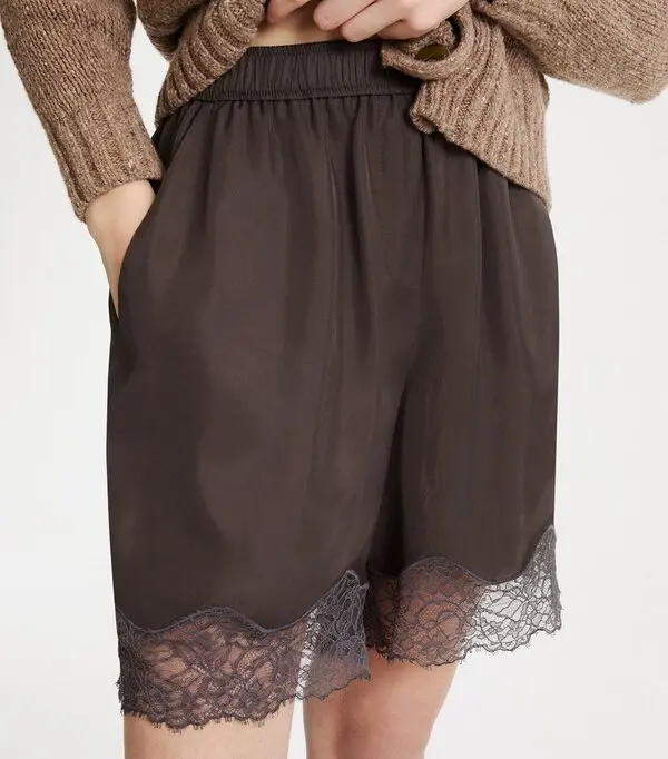 Marella Lace-trim Shorts