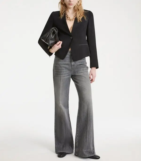 Marella Mid-rise Wide-leg Trousers