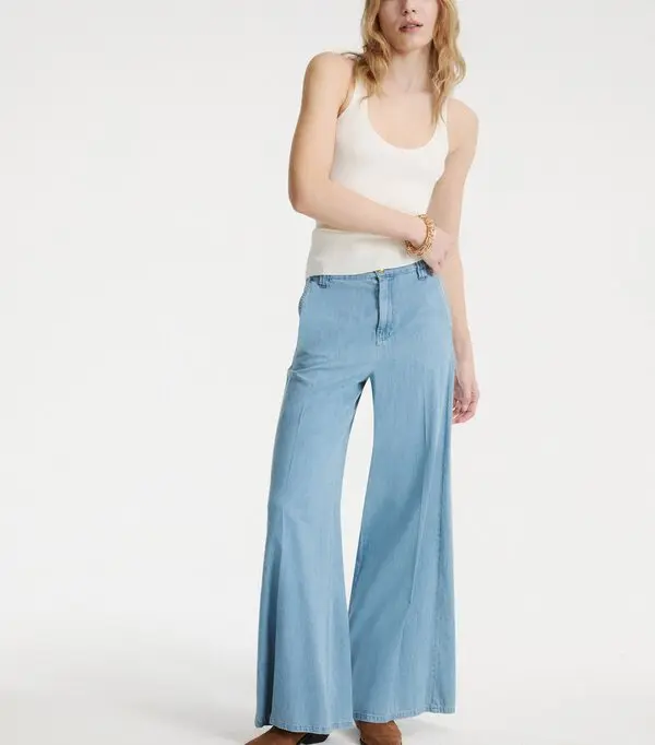 Marella Palazzo Mid-rise Wide-leg Jeans