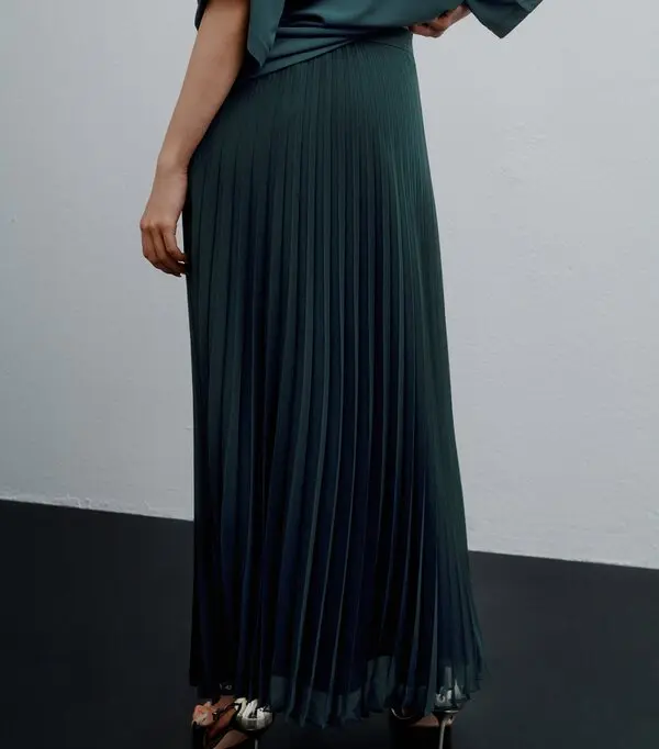 Marella Georgette Pleated Skirt