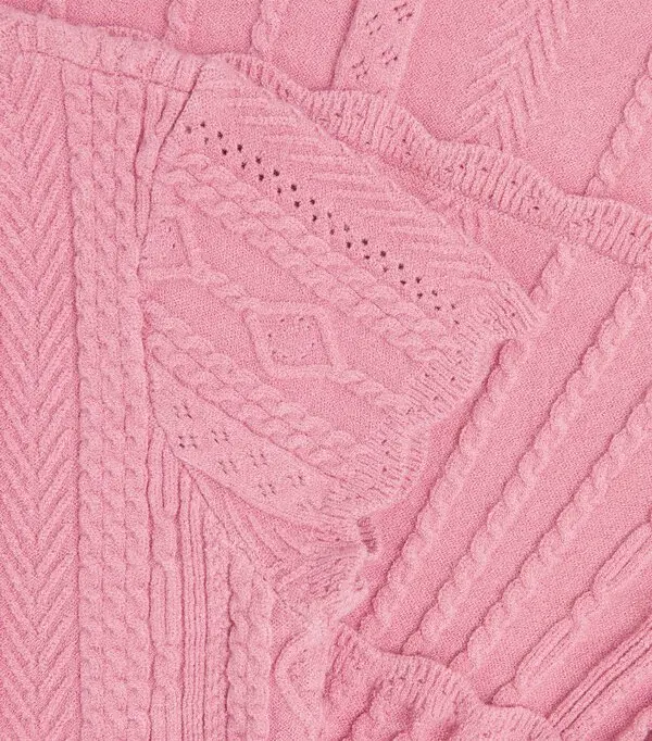 LoveShackFancy Knitted Pointelle Reigh Dress