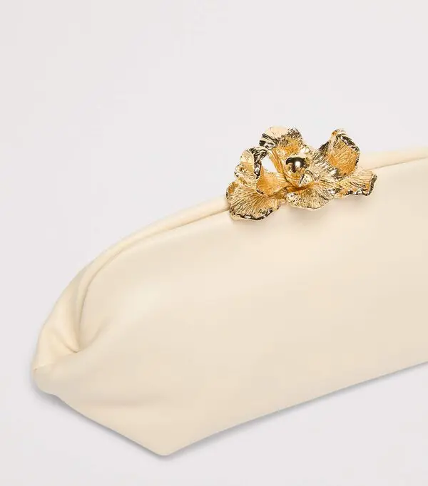 Marella Flower-clasp Clutch Bag