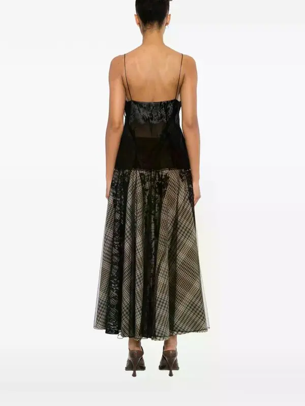 QUETSCHE Lace-overlay Camisole Top