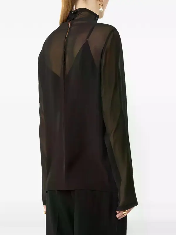 Sportmax Sheer Silk Blouse