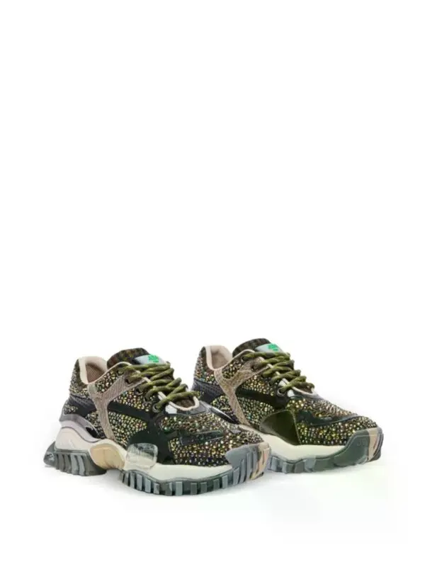 AMI Paris Joia Paris Crystal-embellished Sneakers