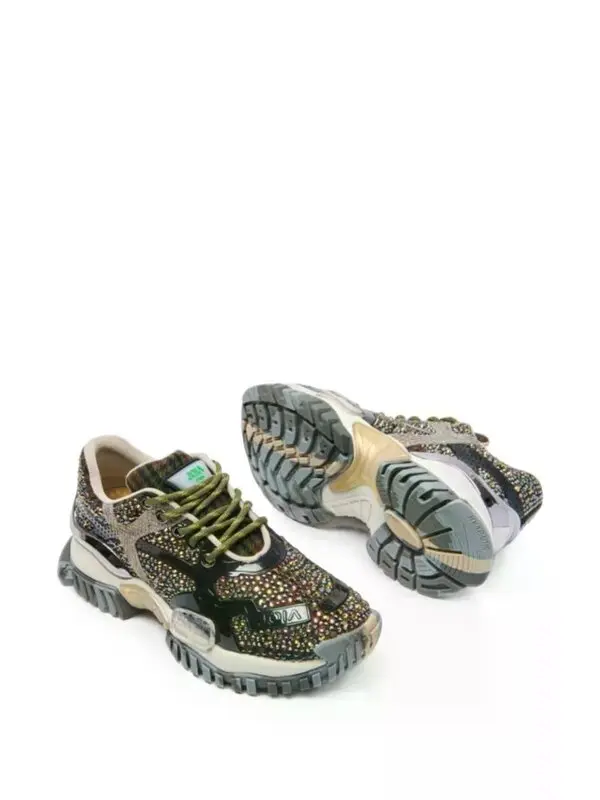 AMI Paris Joia Paris Crystal-embellished Sneakers