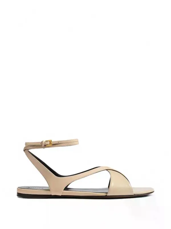 Khaite Liria Ankle-strap Flat Sandals