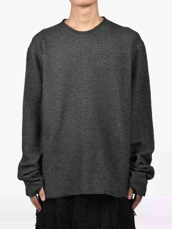 FILTH Thumbhole Washi-blend T-shirt