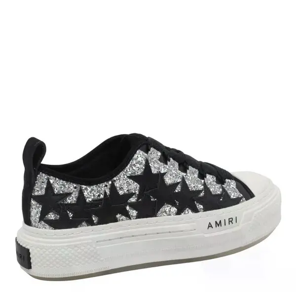 Amiri Glitter Stars Court Low Sneakers